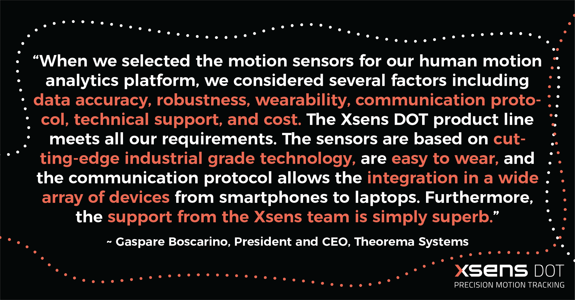 Xsens DOT recap 2020